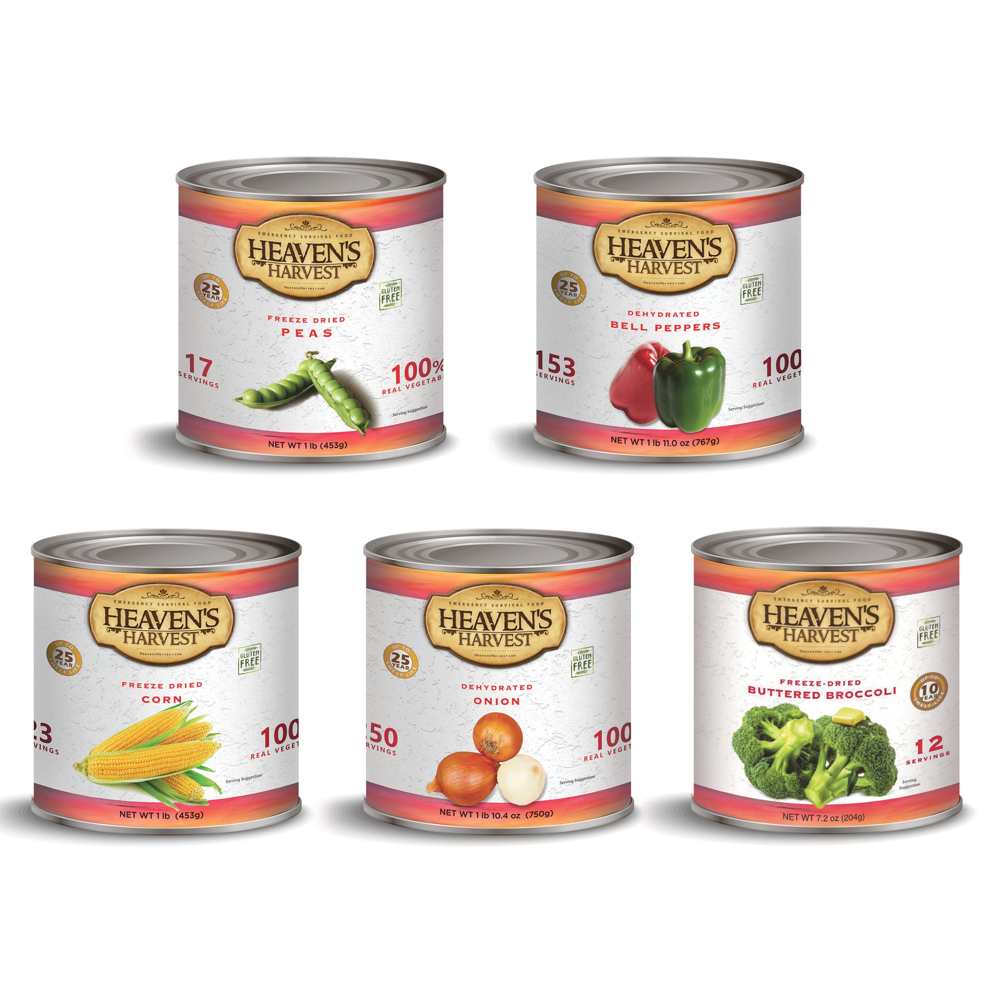 Vegetable Bundle, #10 Cans – Heaven's Harvest